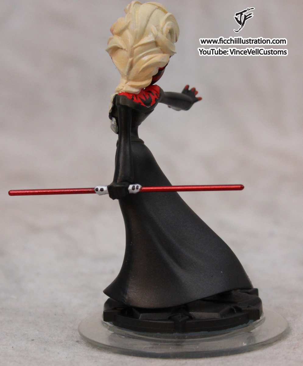 Darth Sith Elsa Infinity Custom Figure – Ficchi Illustration